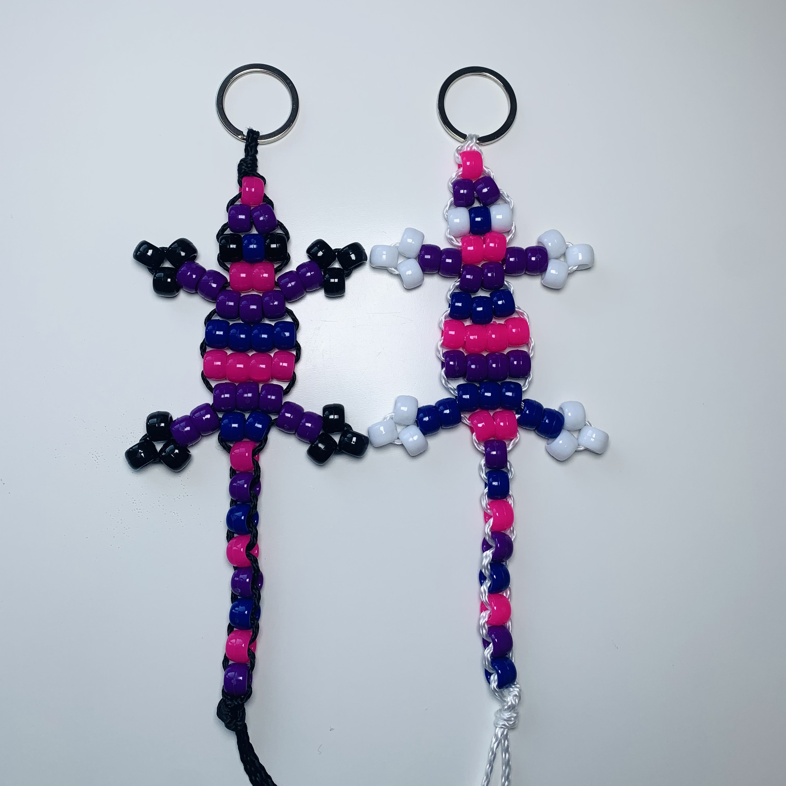 LGBTQ+ Pride Handmade Beaded Gecko Keychain - Etsy