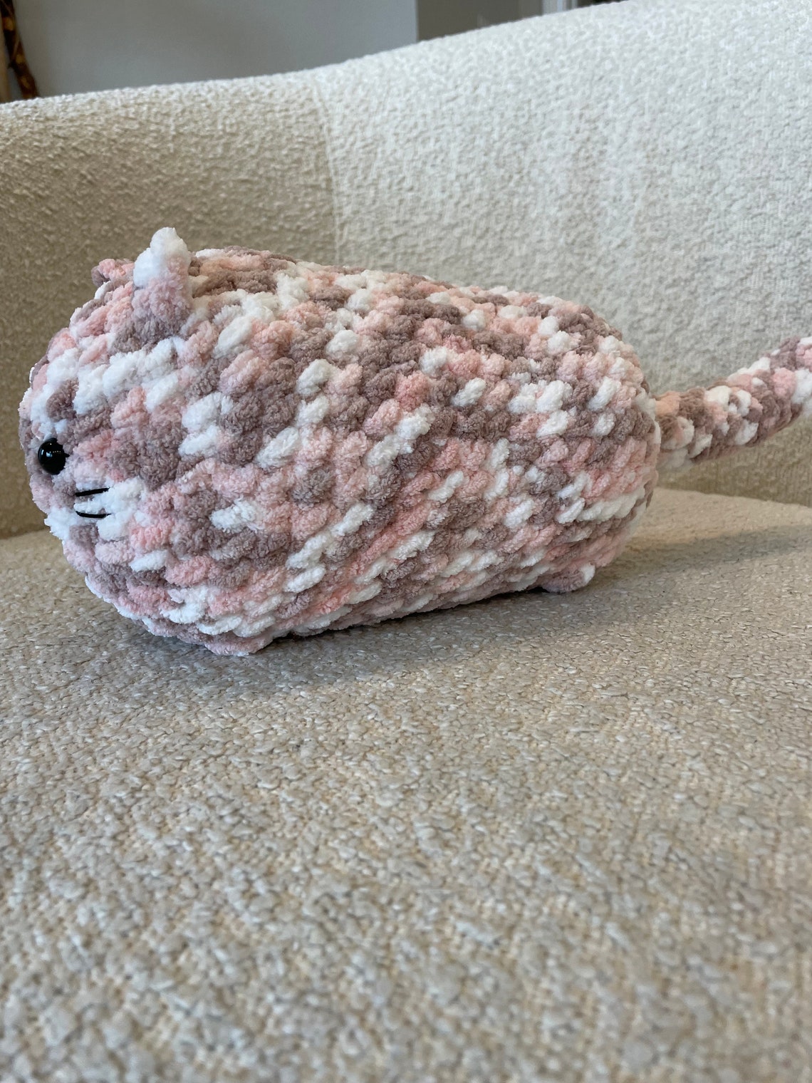 Adorable Handmade Crocheted Loaf Cat Plush - Etsy