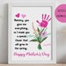 Mother's Day Handprint Art Poem | Handprint Mother's Day Craft for ...