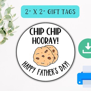 Father's Day Gift Tag or Stickers | Father's Day Cookie Tag | Father's ...