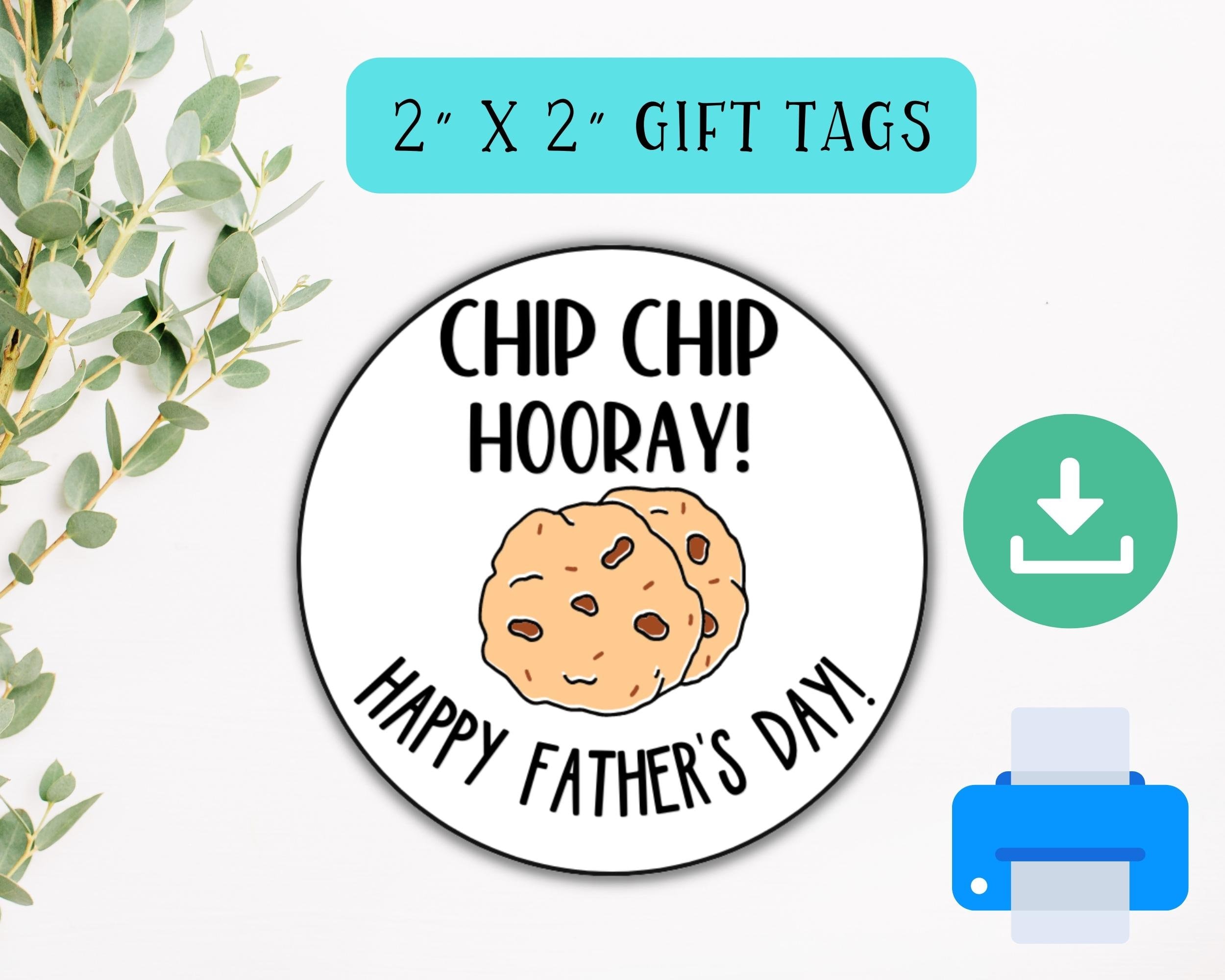 Father's Day Gift Tag or Stickers Father's Day Cookie Tag Father's Day ...