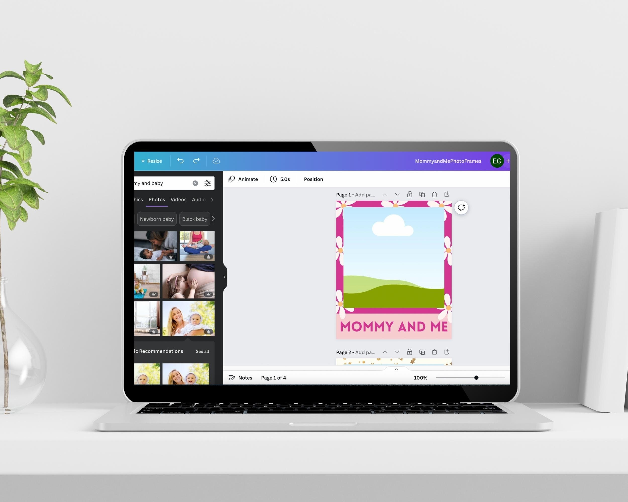 Printable Mother's Day Photo Gift Mother's Day Photo Frames Mother's ...