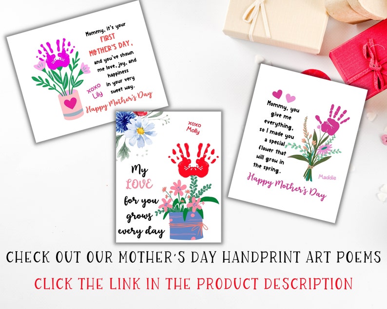Valentine's Day Handprint Art Poem Printable Valentine's Day Craft for ...