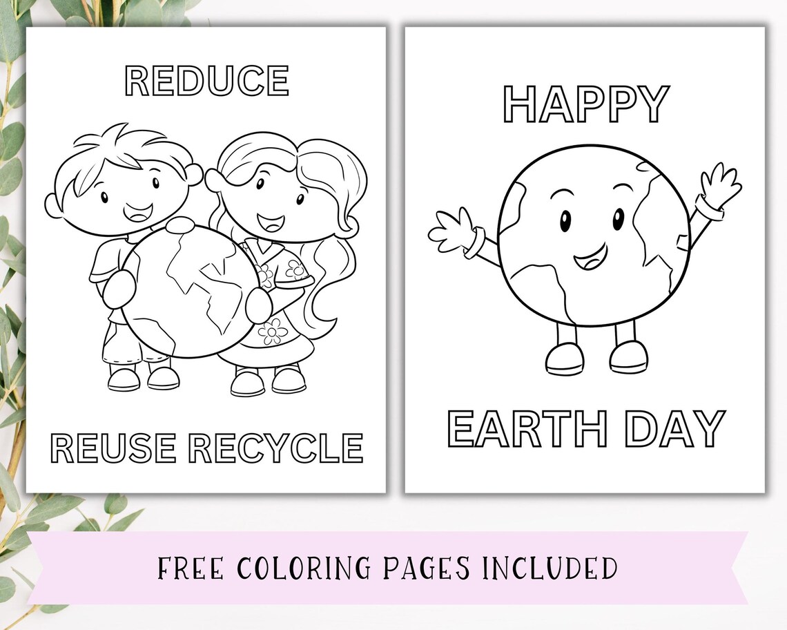 Earth Day Coloring Spinner Wheel for Kids Earth Day Activities Earth ...