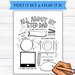 All About My Step Dad Printable Fill in the Blank | Father's Day ...