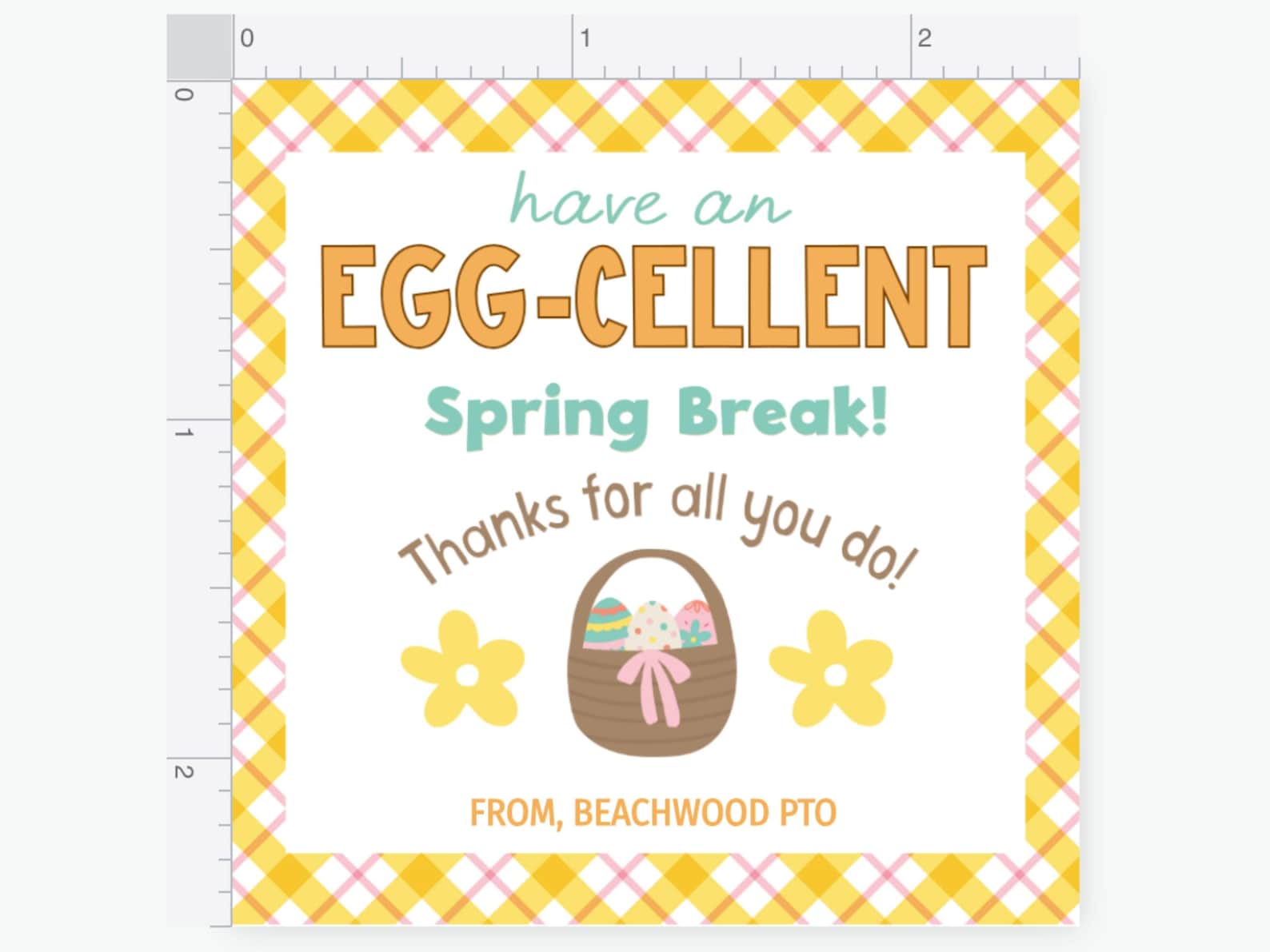 Have an Eggcellent Spring Break Teacher Appreciation Printable ...