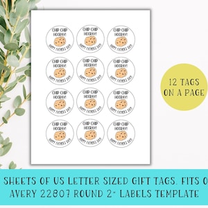 Father's Day Gift Tag or Stickers | Father's Day Cookie Tag | Father's ...