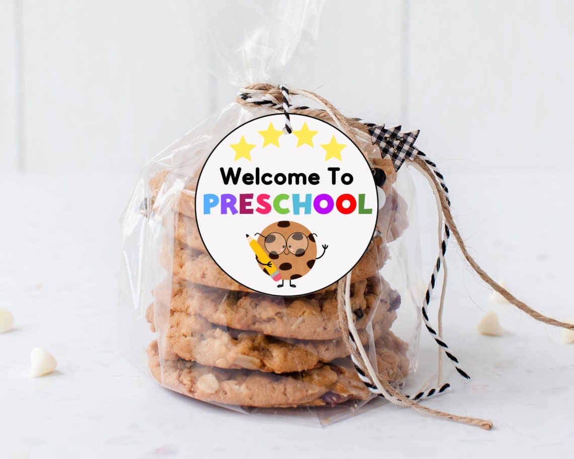 Welcome to Preschool Gift Tags or Stickers Back to School - Etsy