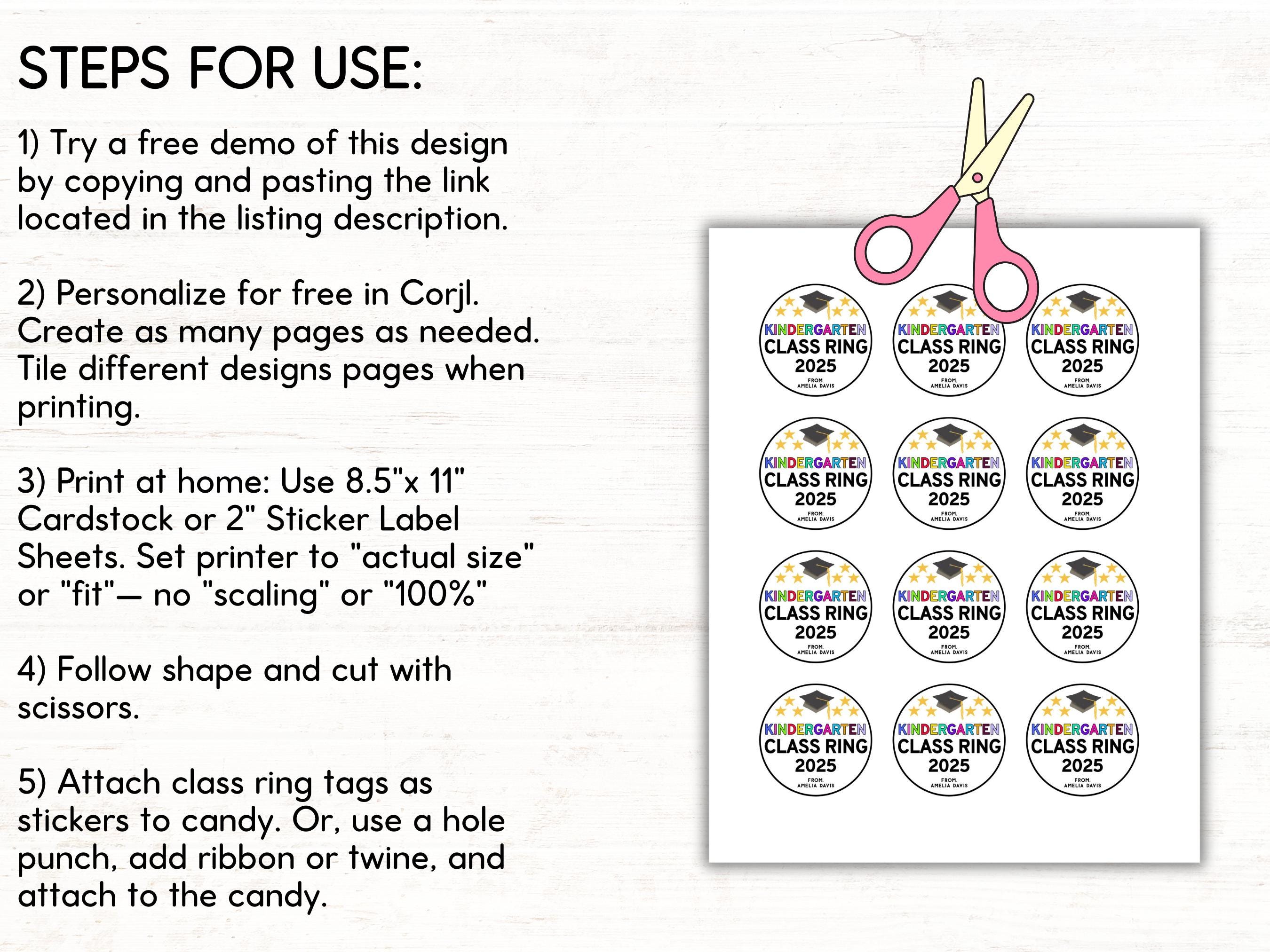Editable Kindergarten, Preschool, Prek, Middle School Graduation Class ...