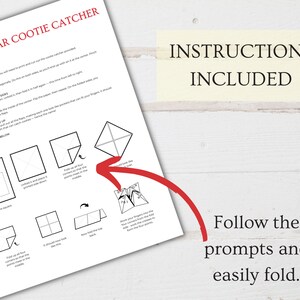 Printable Lunar New Year Cootie Catcher Chinese New Year Fortune Teller ...