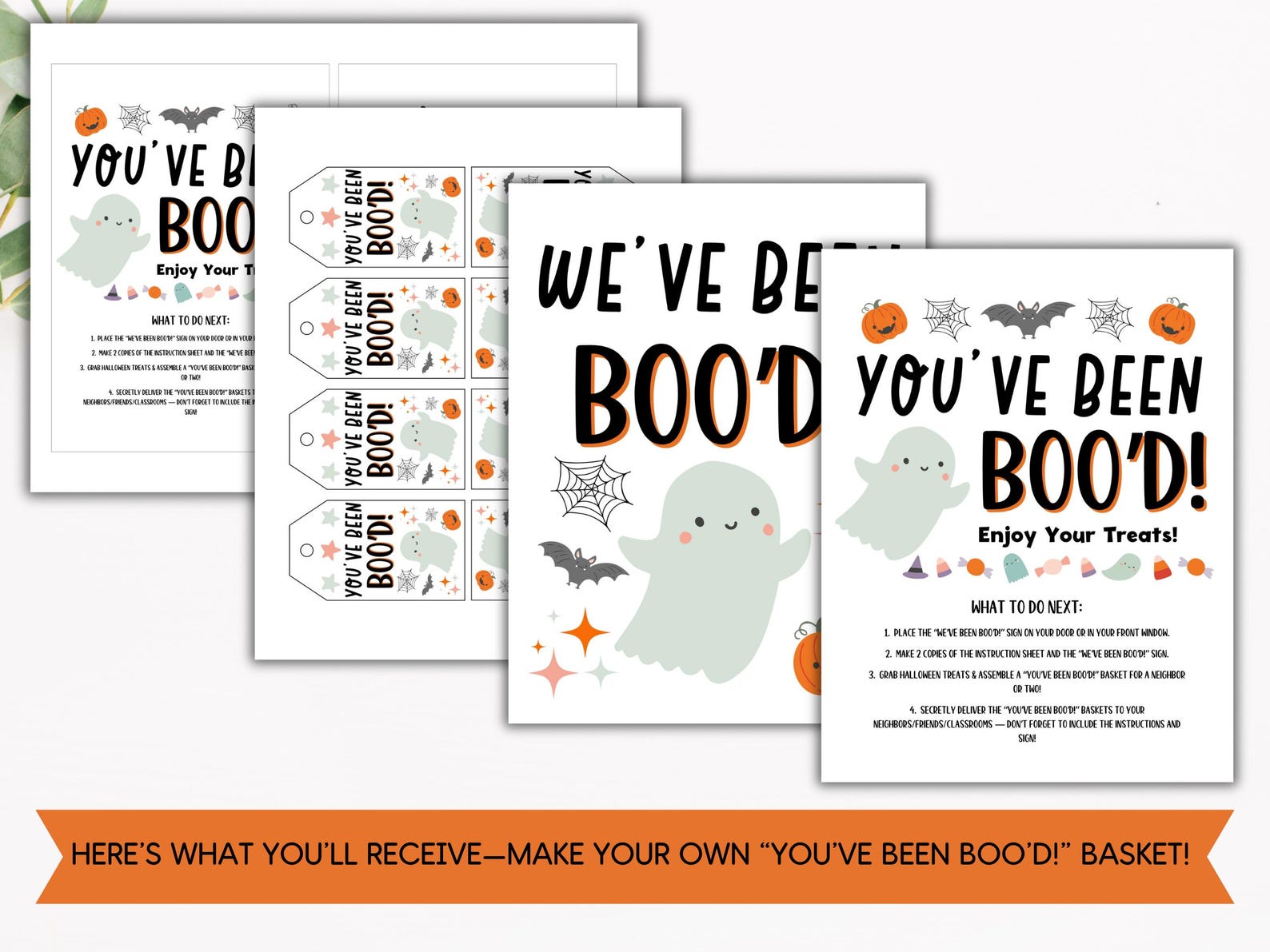 You've Been Boo'd Printable, You've Been Booed Digital Download, You've ...