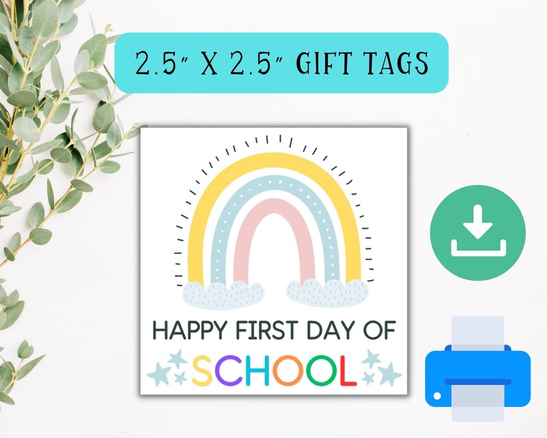 Happy First Day of School Tag | Back to School Tag | School Tag ...