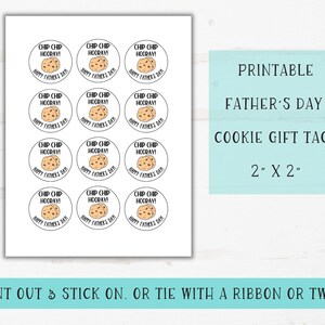 Father's Day Gift Tag or Stickers | Father's Day Cookie Tag | Father's ...