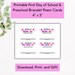 First Day of School Bracelet Poem, Printable Bracelet Backing Card ...