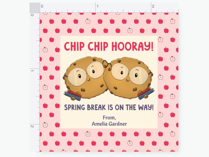 Chip Chip Hooray Spring Break is on the Way Teacher Appreciation ...