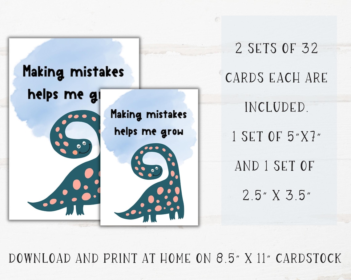 Positive Affirmation Cards for Kids 32 Printable Affirmation - Etsy