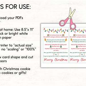 Christmas Cookie Poem Printable, Christmas Cookie Tag, Cookie Packaging ...