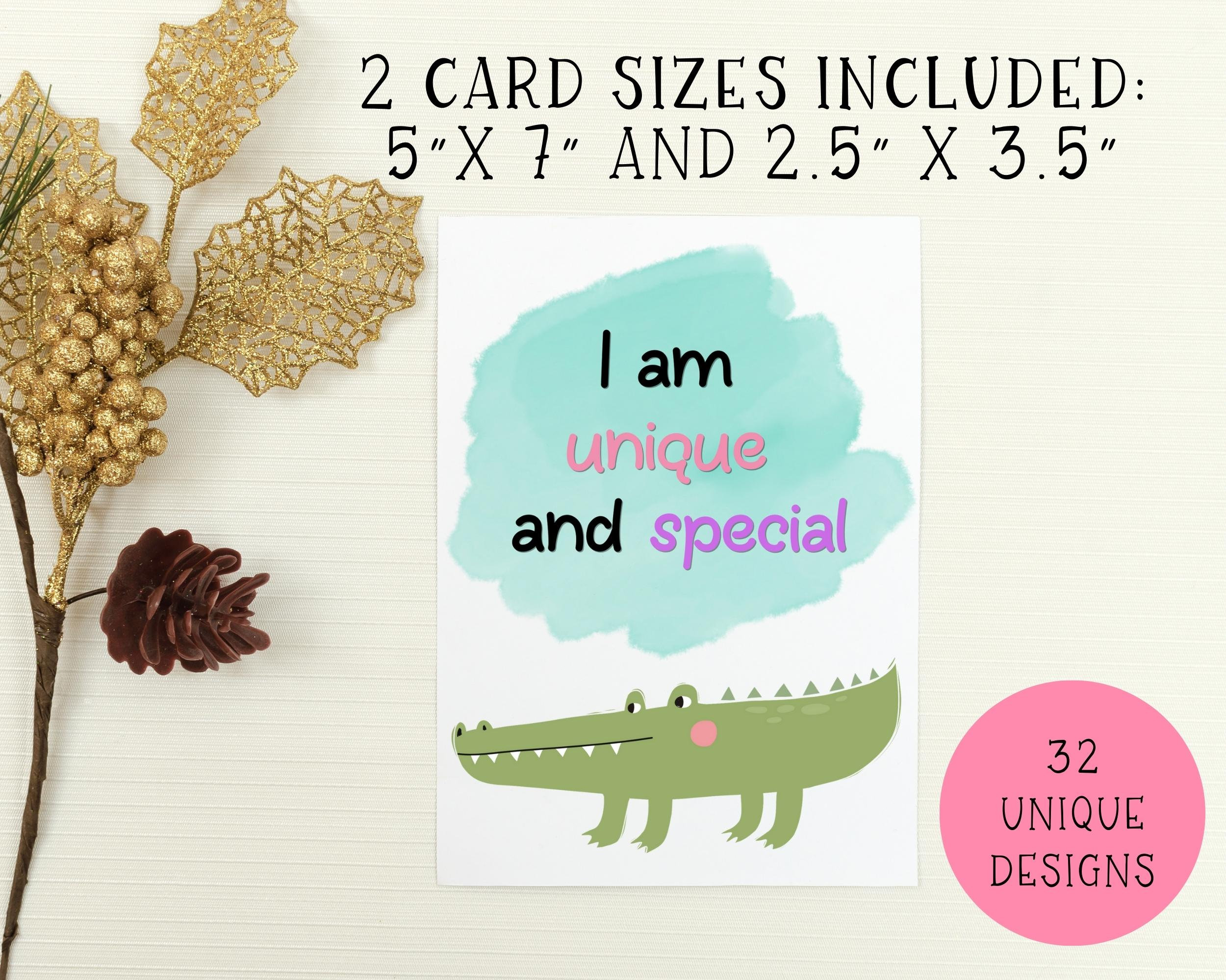 Positive Affirmation Cards for Kids | 32 Printable Affirmation Cards ...