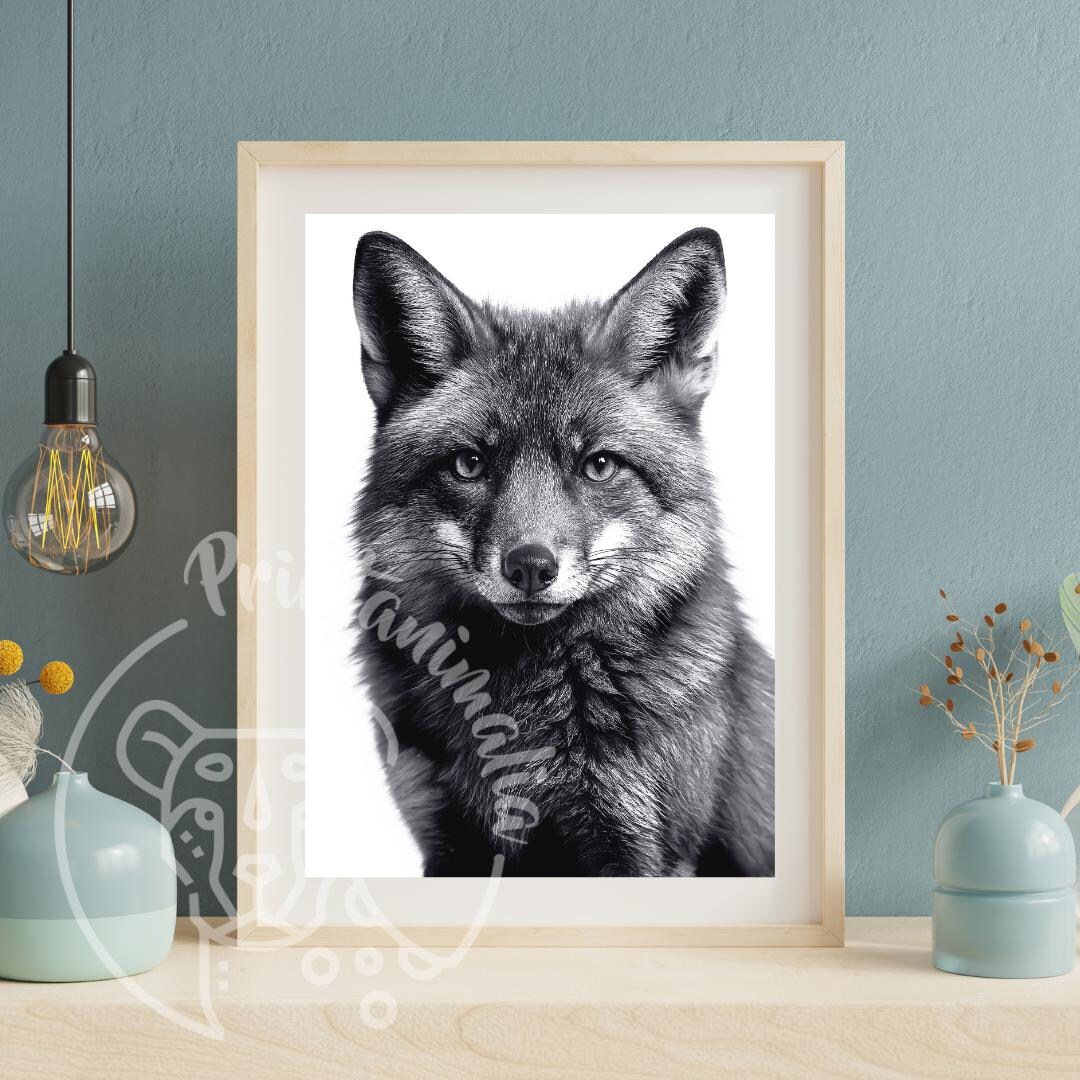 Red Fox Portrait | Europe Wildlife Art | Forest Animal Photography ...