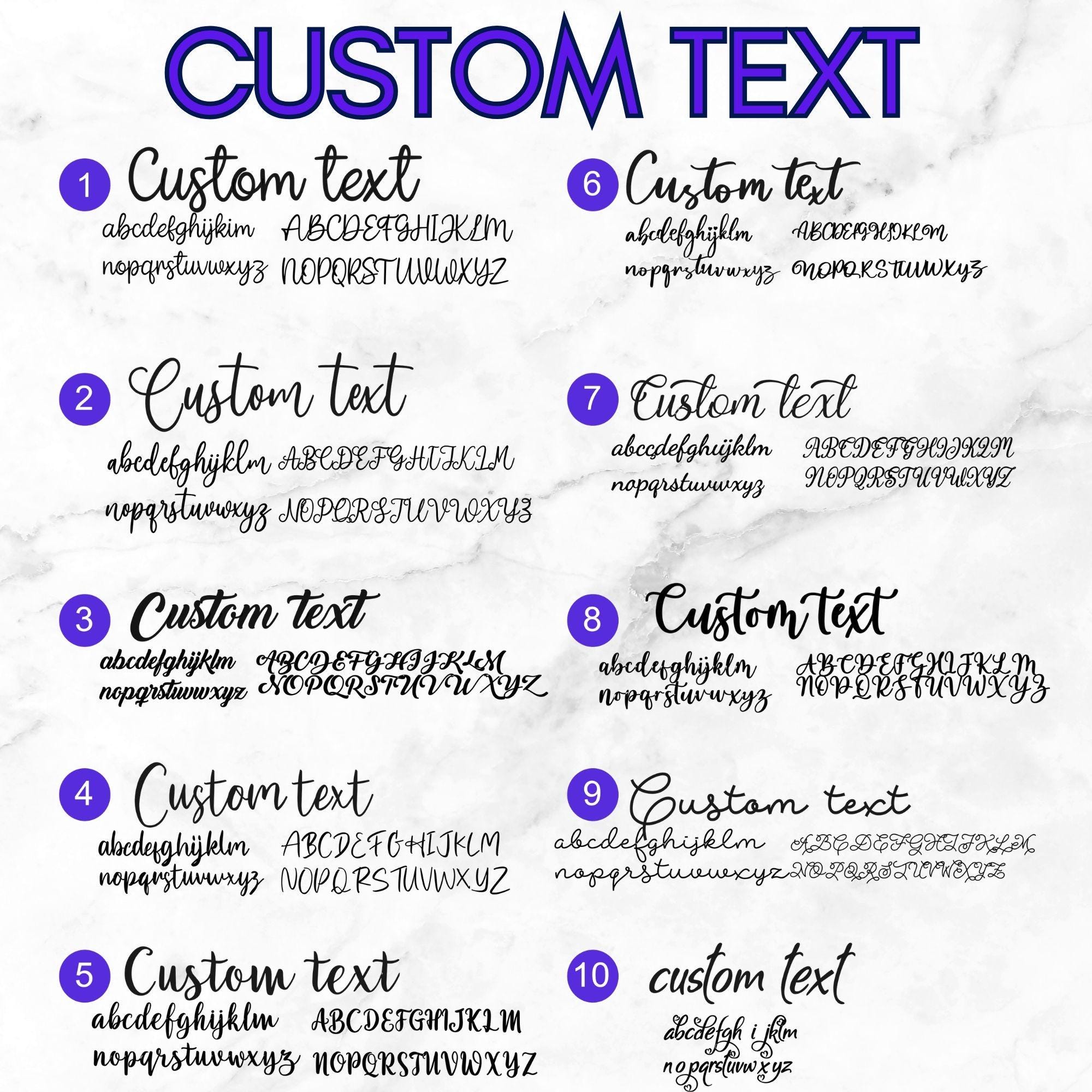 Custom Name Svg, Custom Text Svg, Personalized Text PNG, Create Custom ...