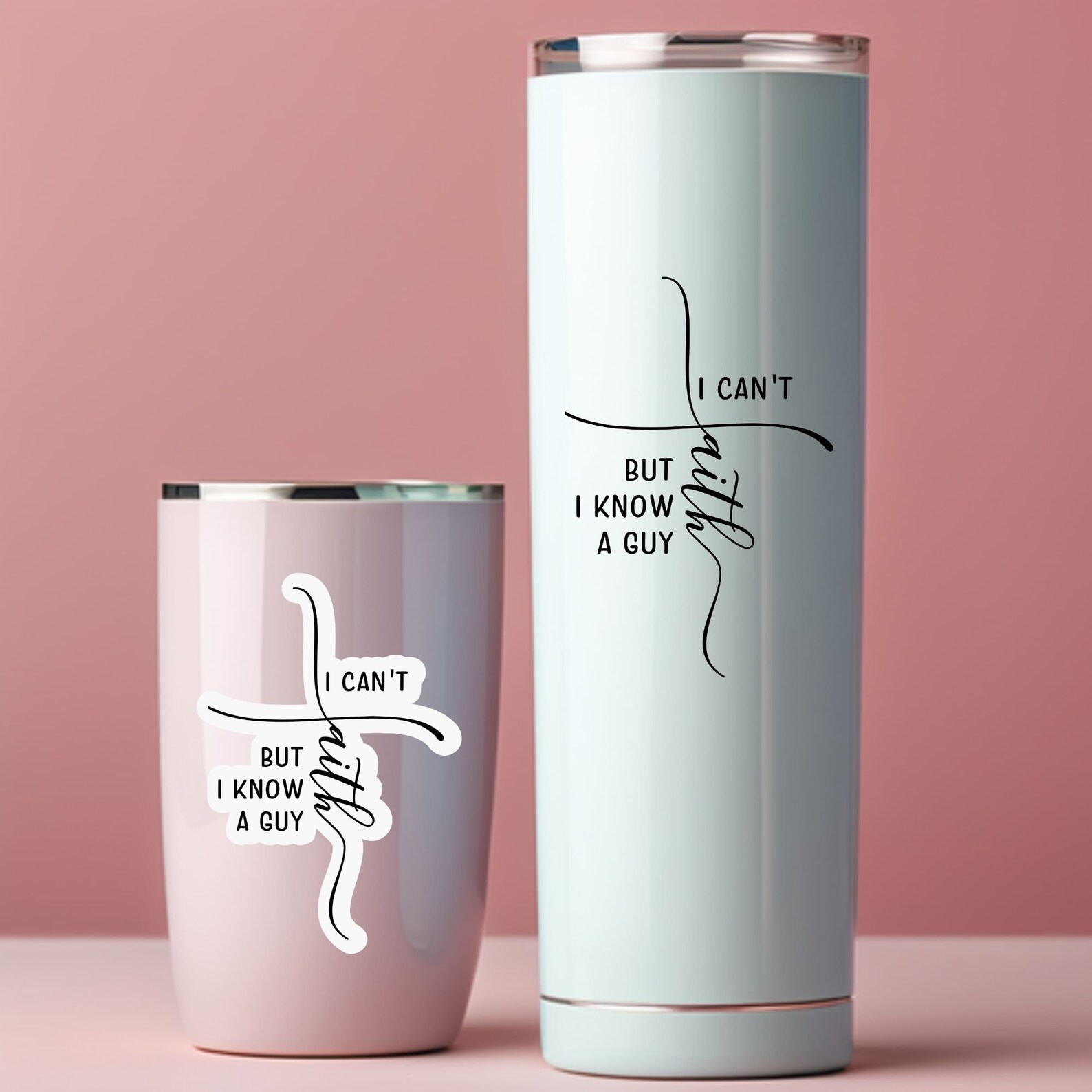 Funny Christian Cross SVG: I Can't but I Know A Guy (digital Download ...