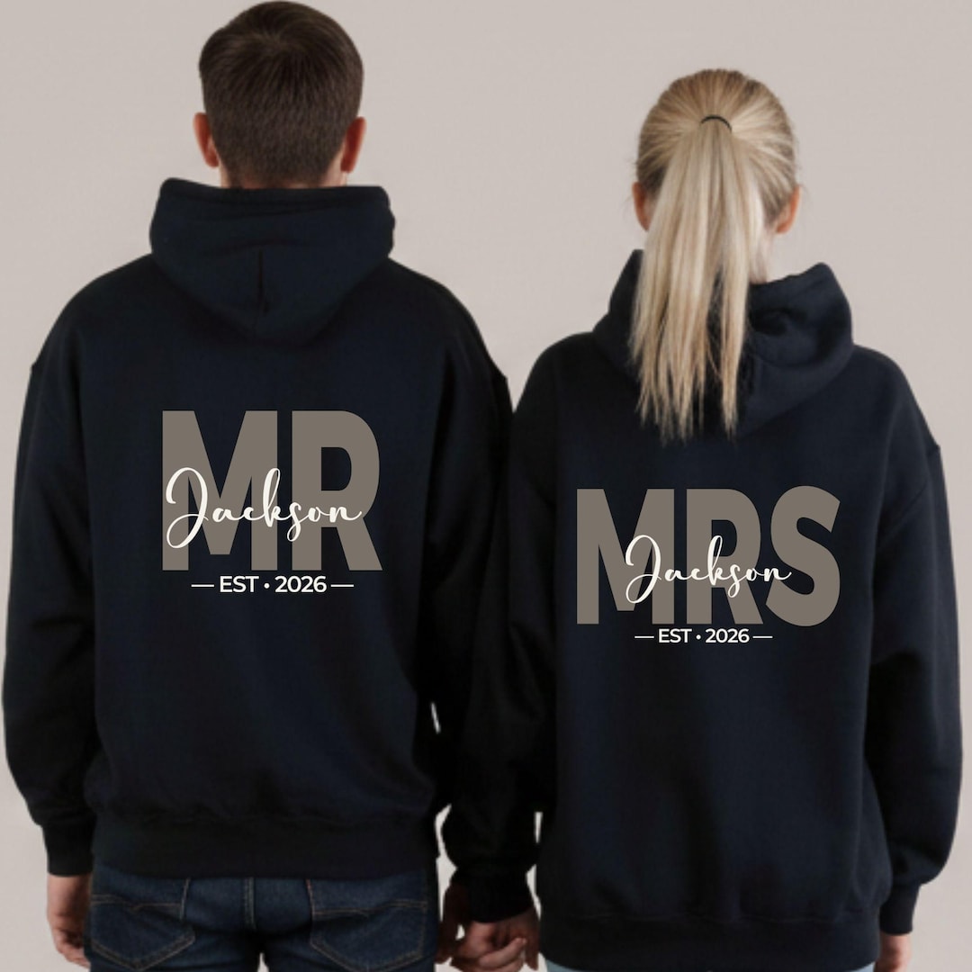 Personalized Mr. Mrs Wedding SVG PNG, Custom Last Name Design (digital ...
