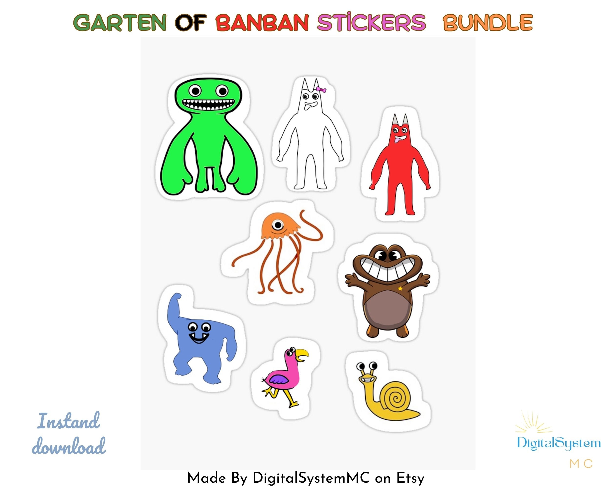 Cute Garten of Banban Characters Anime SVG PNG Bundle, PNG Bundle ...