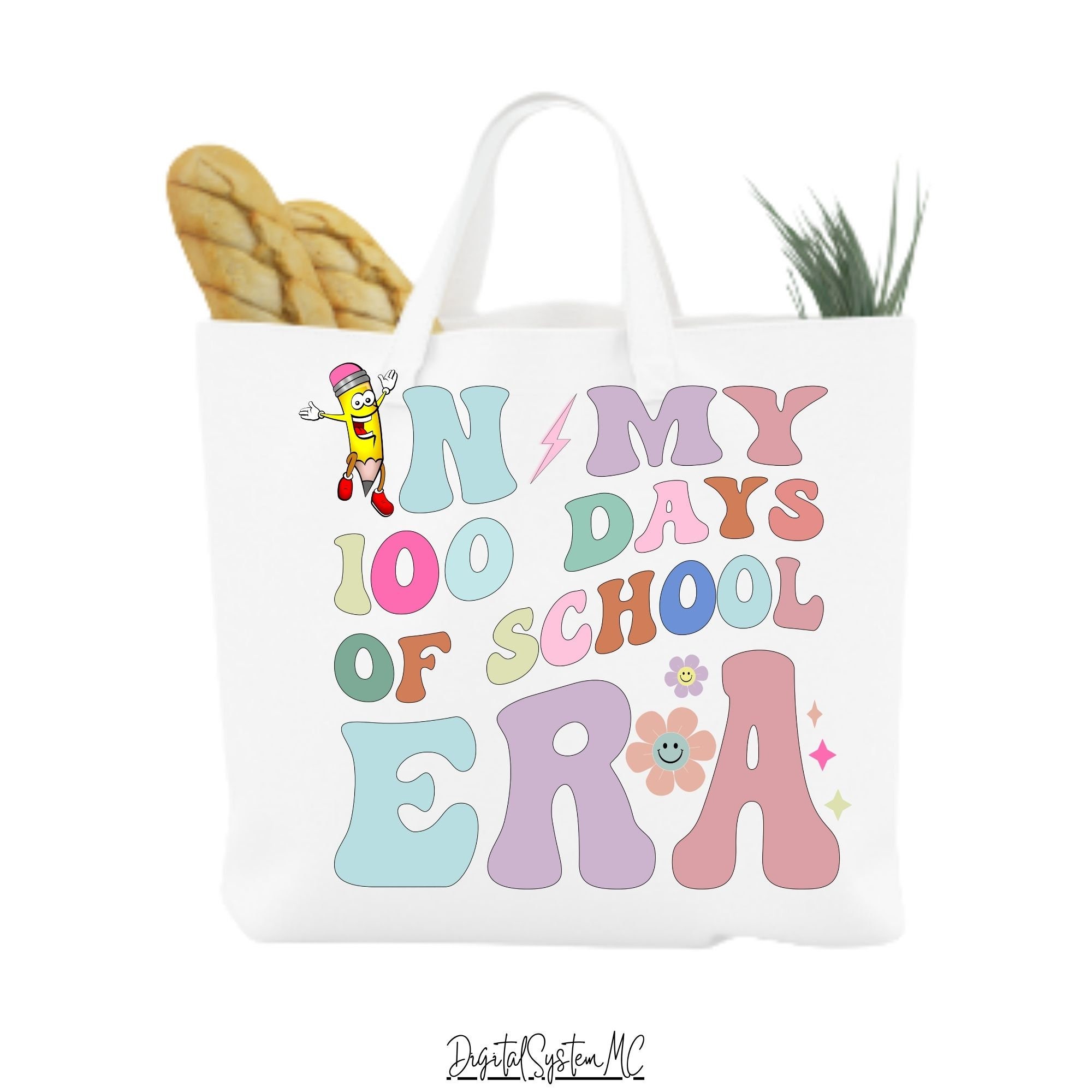 In My 100 Days of School Era Svg Png, Happy 100th Days of School SVG ...