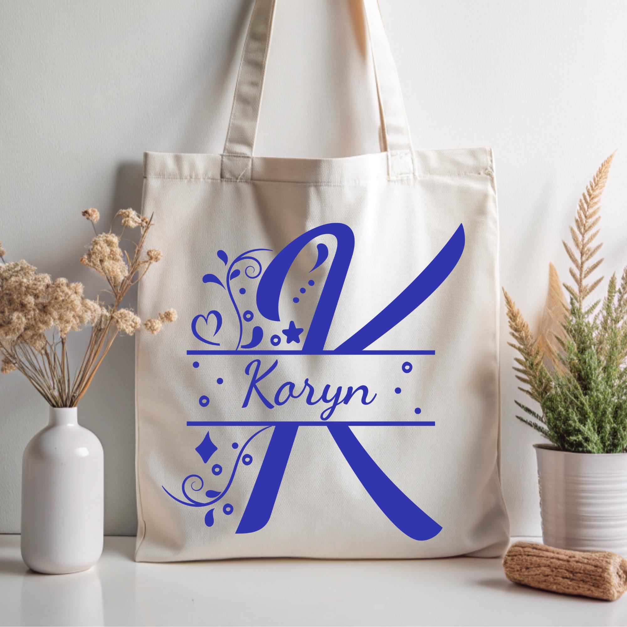 Split Monogram Png, Alphabet Monogram Files, Custom initial Name PNG ...