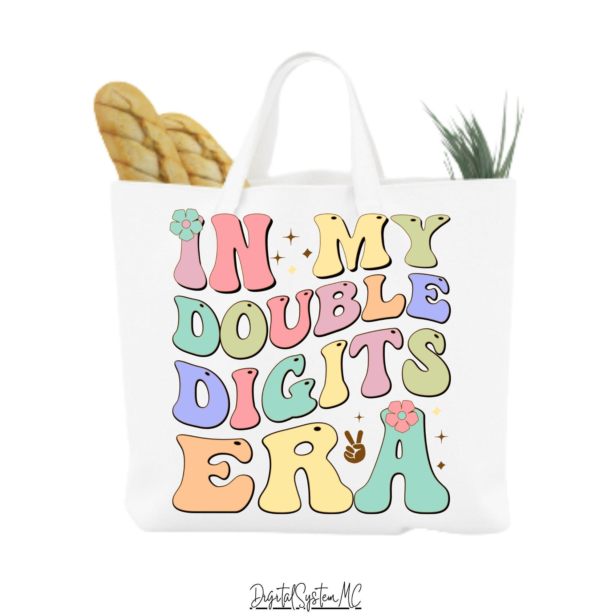 Double Digits Era SVG Bundle: 10th Birthday Design (digital Files) - Etsy