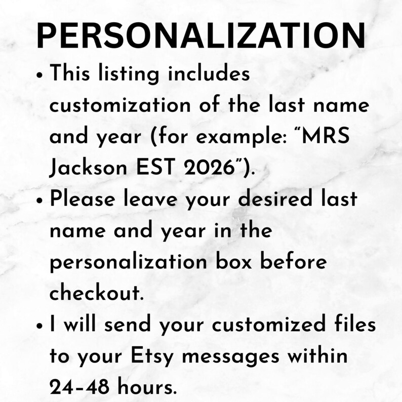 Personalized Mr. Mrs Wedding SVG PNG, Custom Last Name Design (digital ...