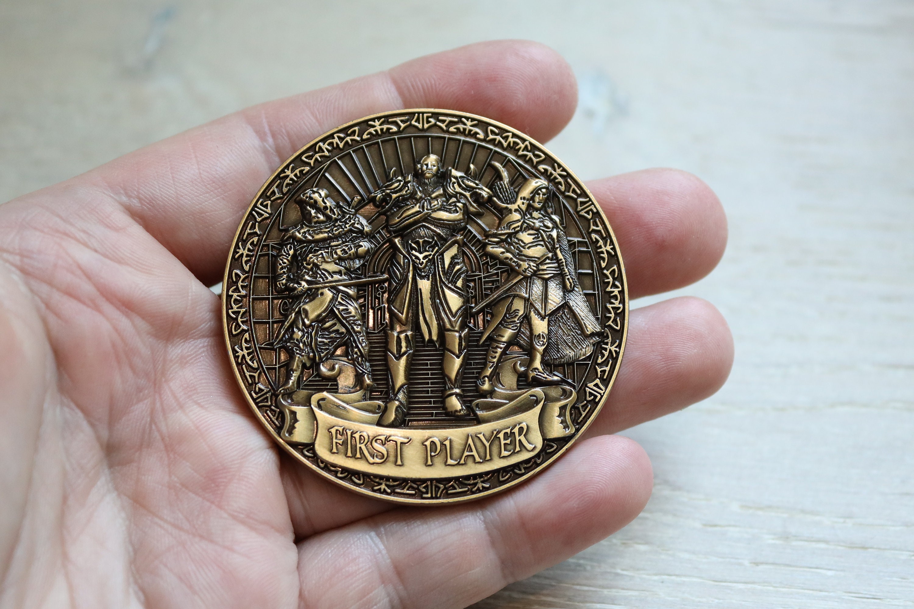 First Player Metal Coin - Etsy