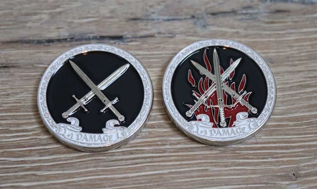 Damage Counter Token (5 Pack) - Etsy