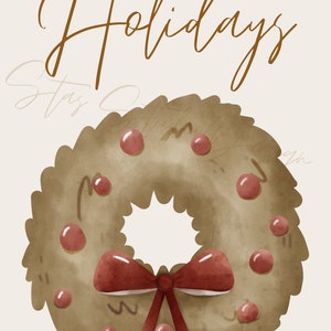 Boho Christmas Classroom Decor Posters, Holiday Classroom Posters, Boho ...