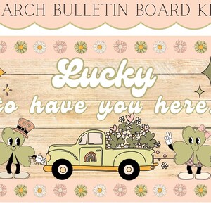 March Bulletin Boards | St. Patrick's Day Bulletin Board | Shamrock ...