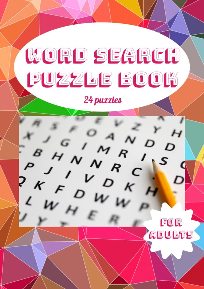 Word Search Puzzle, Printable, Instant Download, PDF, Word Search Puzzles With Solutions ...