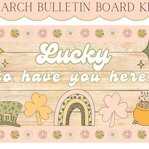 March Bulletin Boards | St. Patrick's Day Bulletin Board | Shamrock ...
