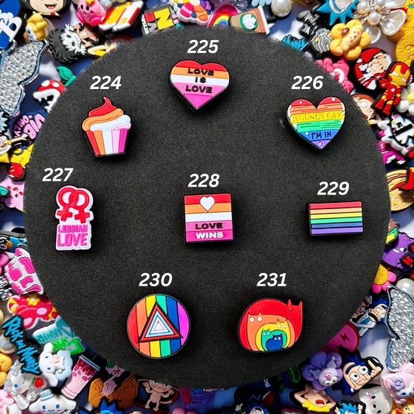 Gay Pride Croc Jibbitz - Etsy
