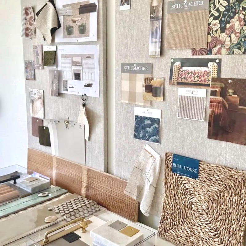 Fabric Memo Board Linen - Etsy