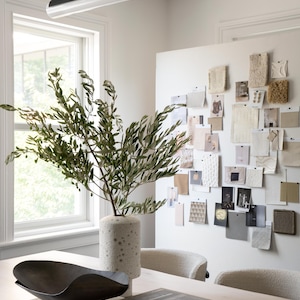 LARGE CUSTOM Frameless Neutral Linen Pin Board | Linen Pin Board ...