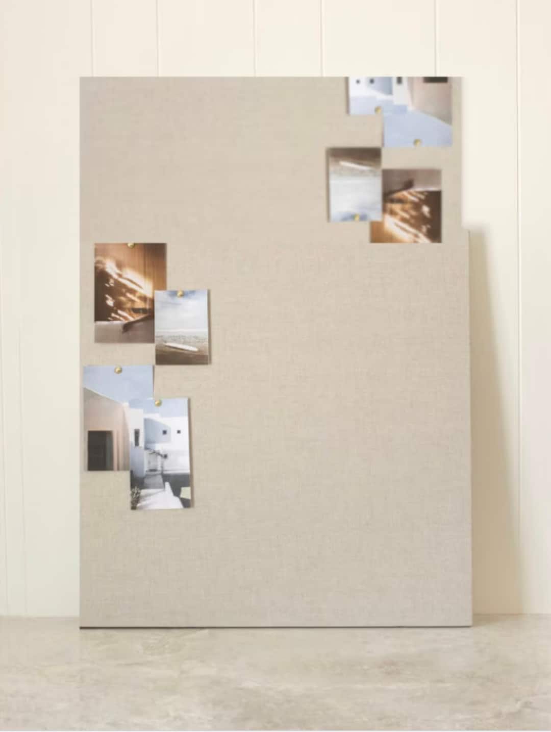 47 X 59 Modern Linen Designer Pinboard Mood Board Modern Grey Bulletin ...