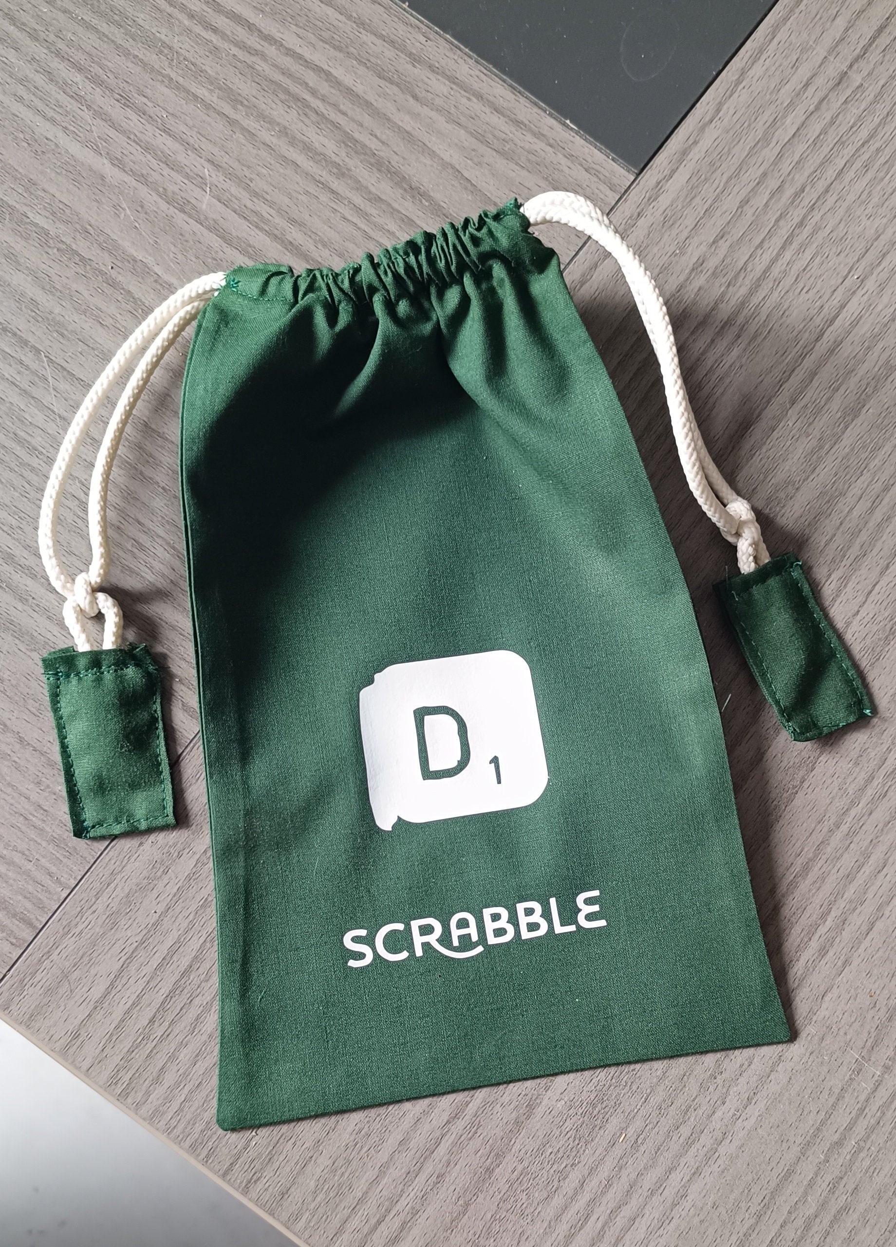 Custom Hand Stitched New Logo Scrabble Chip Bag - Etsy