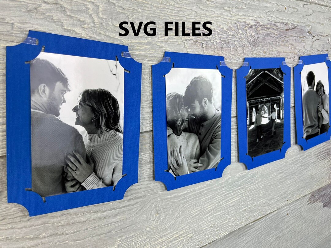 4X6 & 5X7 Photo Banner SVG, DIY Banner, Birthday Banner Svg, Bridal ...