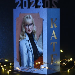 Personalized Graduation Photo Centerpiece, Graduation Photo Display ...