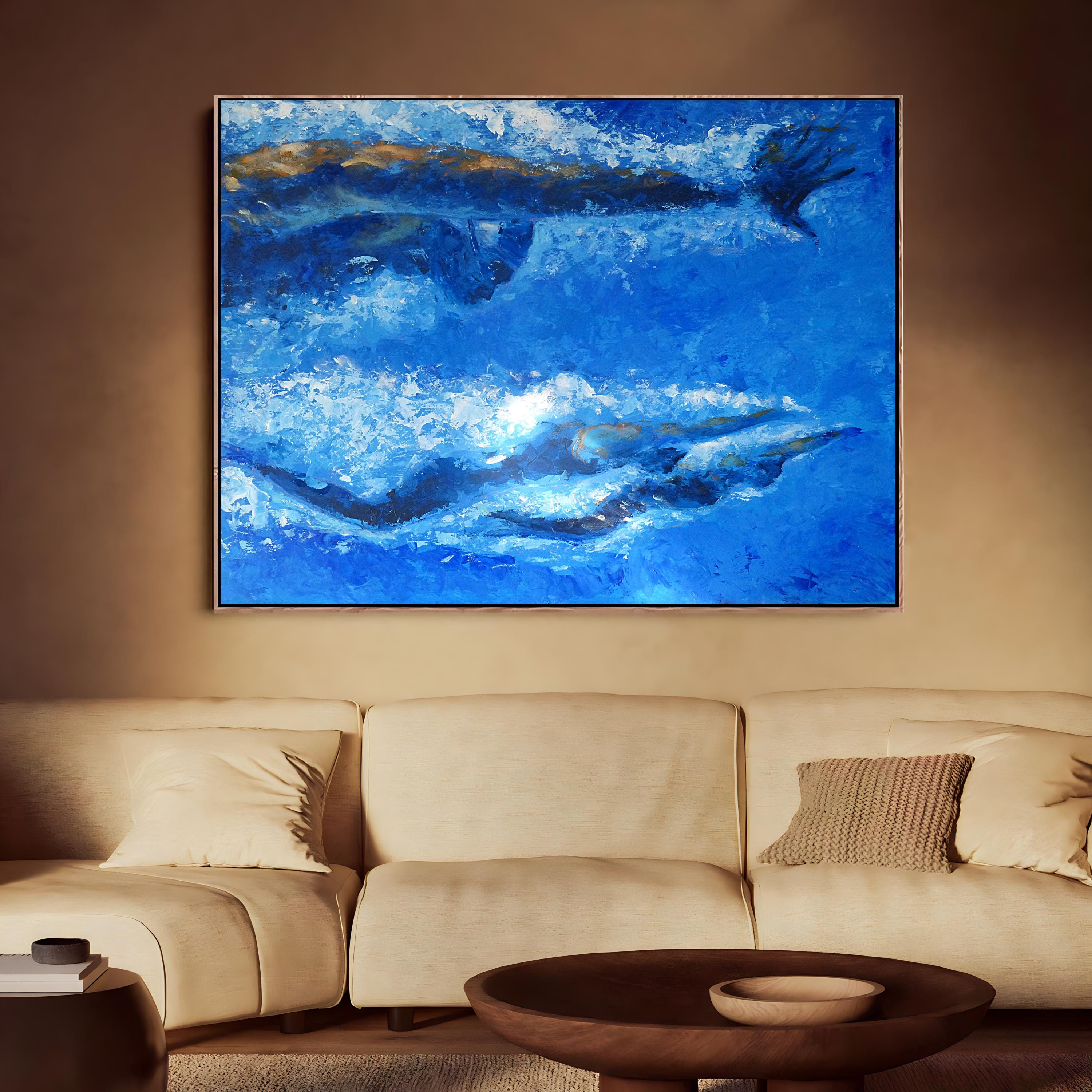 Swimming Wall Art, Swimming Painting, Sports Wall Art, Sea Sports ...
