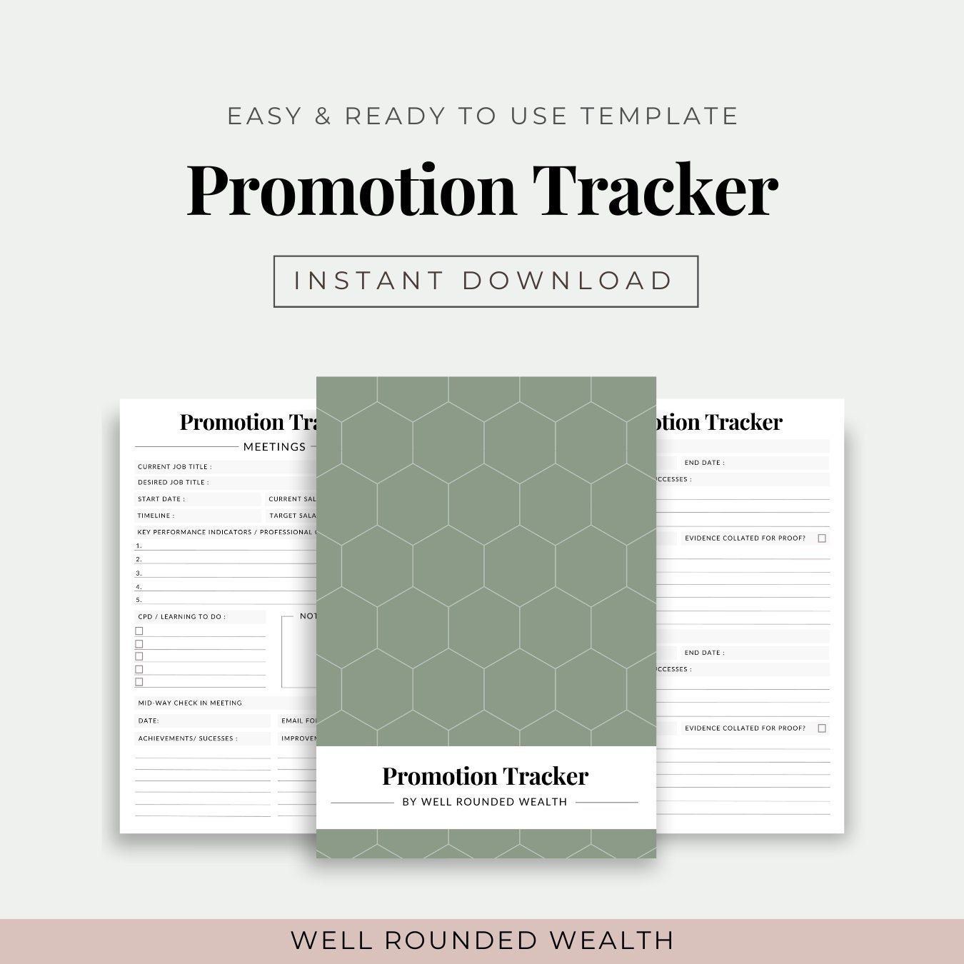 Promotion Tracker Excel