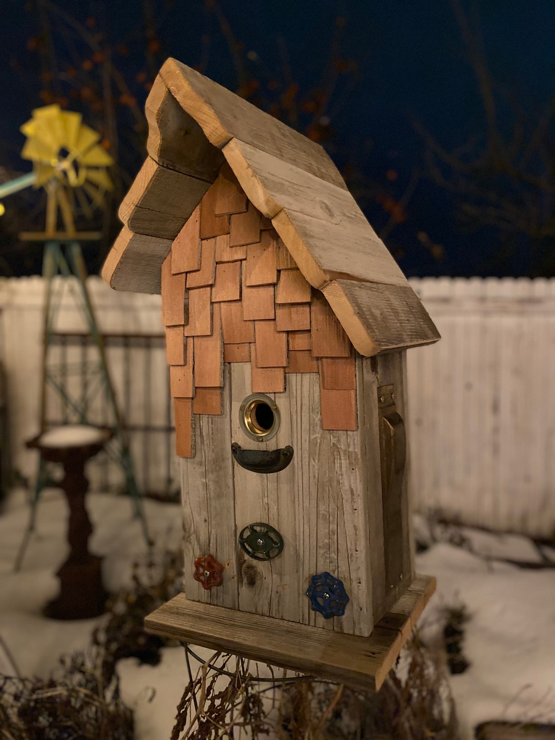 Handmade Rustic Reclaimed Vintage Birdhouse - Etsy