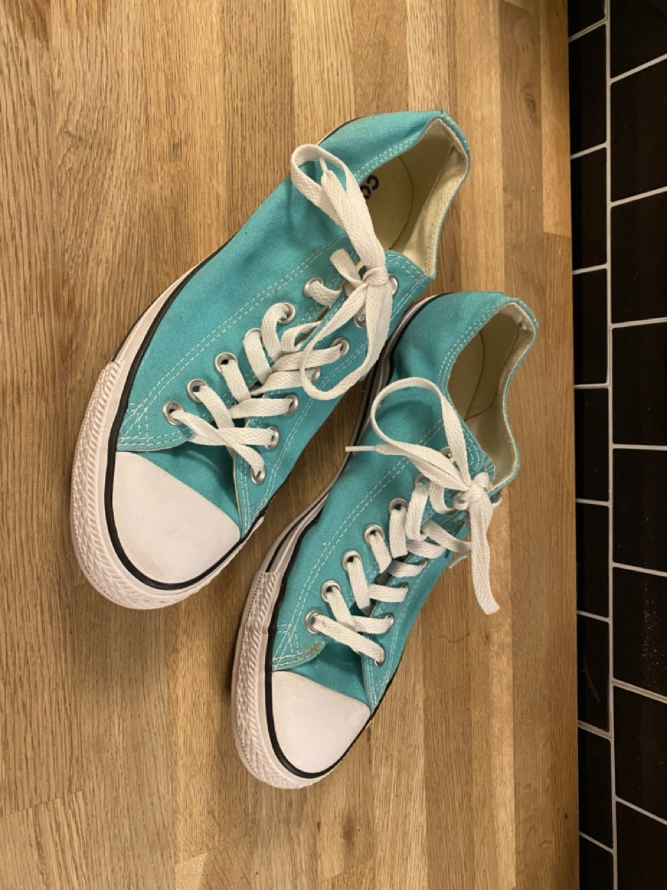Turquoise Blue Converse All Stars - Etsy