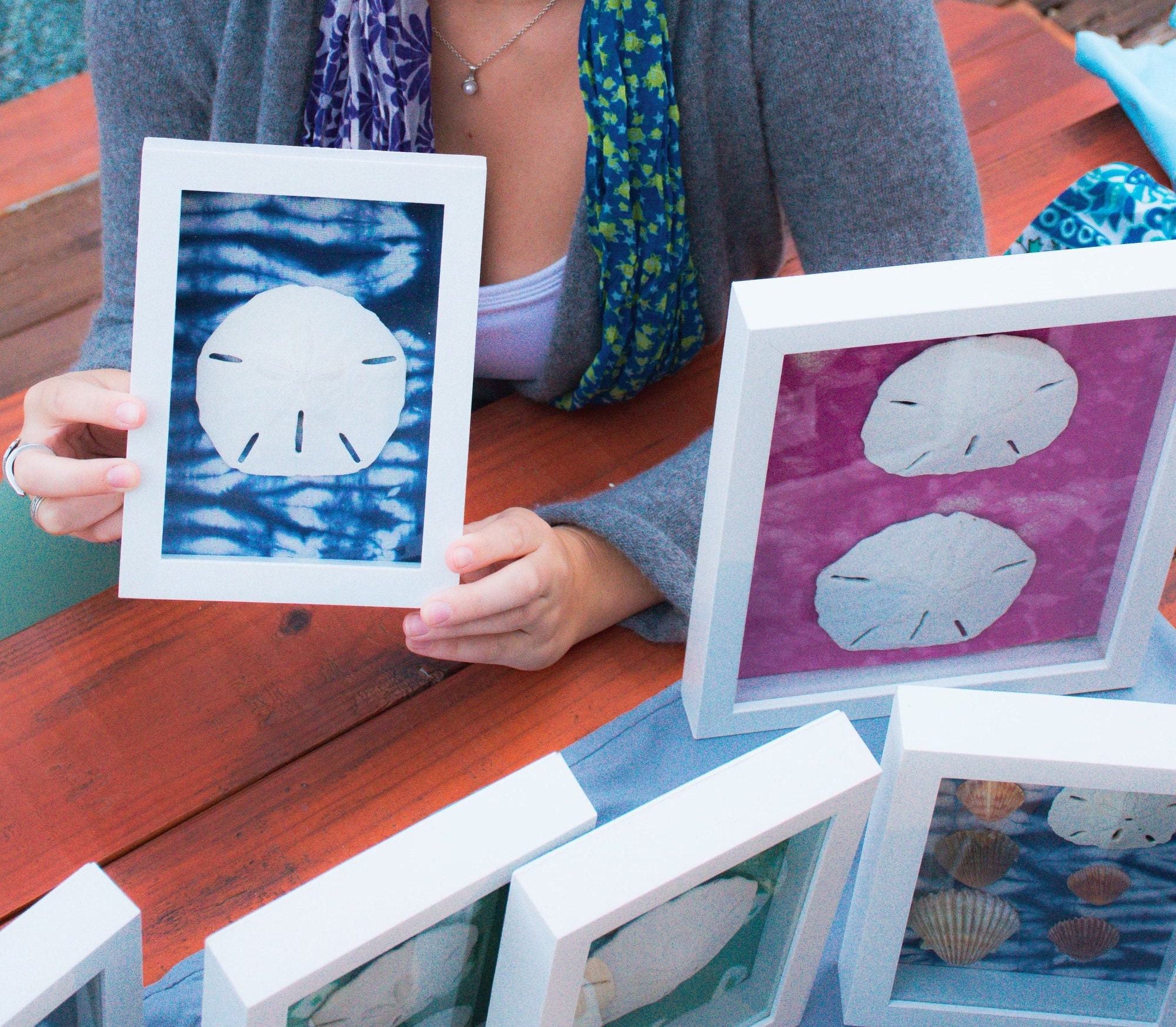 Handmade Sand Dollar Shadow Boxes - Etsy
