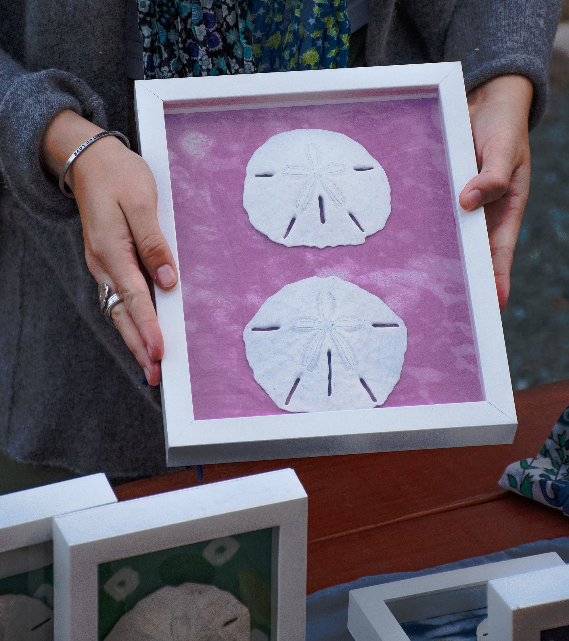 Handmade Sand Dollar Shadow Boxes - Etsy